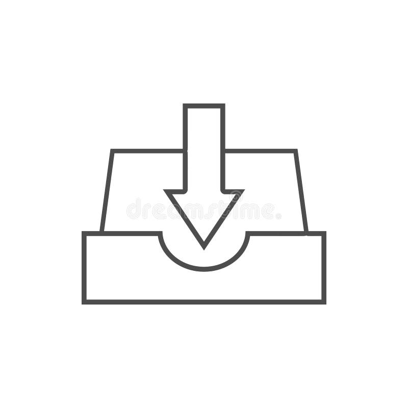 Place of Loading Paper Icon. Element of Cyber Security for Mobile ...