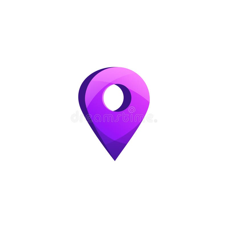 Place Logo Design Vector Illustration Stock Vector - Illustration of ...