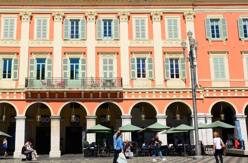 Place Massena, Nice, France Editorial Image - Image of nice, building ...