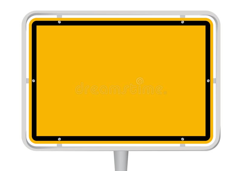 Place-name sign stock vector. Illustration of name, germany - 19844754