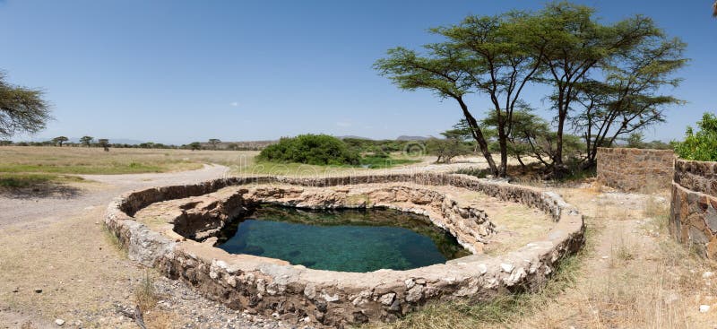 A Place Named Buffalo Spring in the Samburu National Park Stock Image ...