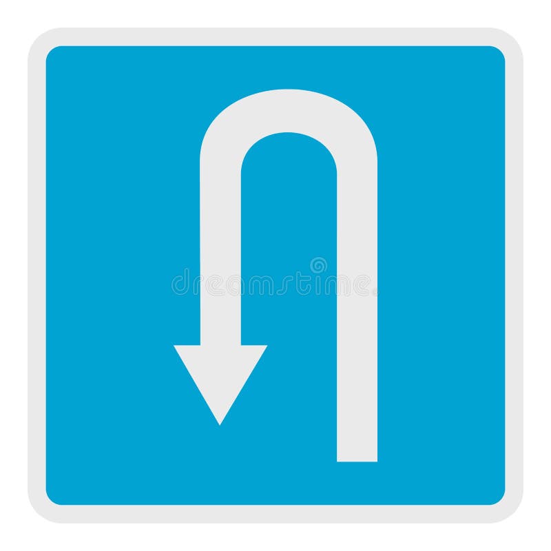 Place for Reversal Icon, Flat Style. Stock Illustration - Illustration ...