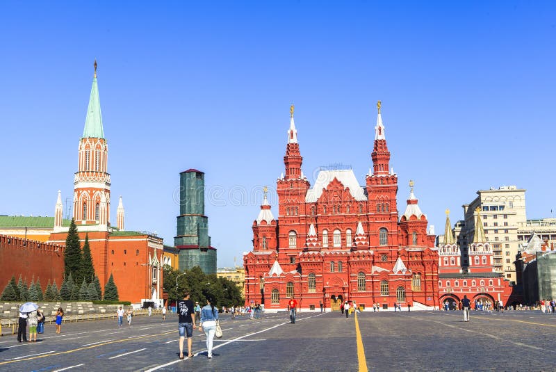 Place rouge, Russie photo stock éditorial. Image du basilic - 58894373