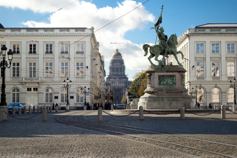 Place Royale in Brussels stock photo. Image of historical - 28815084
