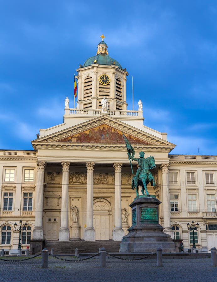 Place Royale in Brussels stock image. Image of exterior - 28479177