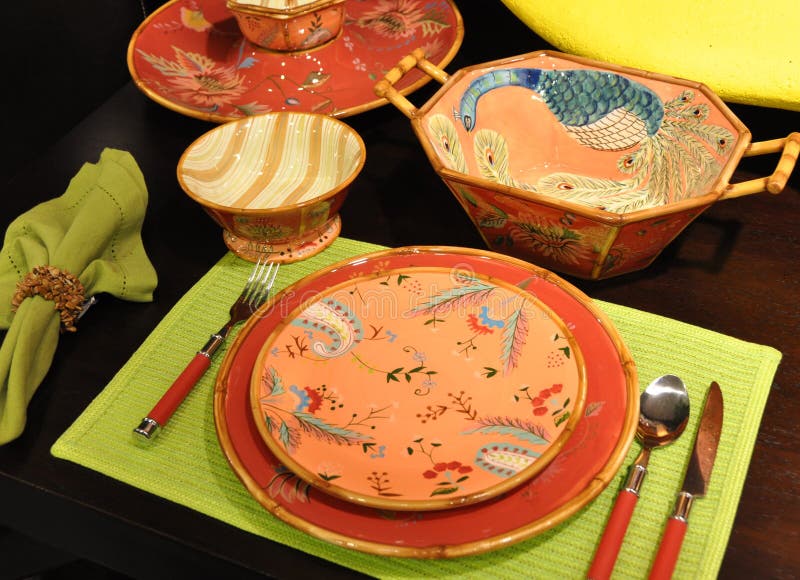 Place Setting stock photo. Image of table, interior, plate - 10631498