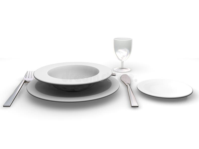 Place setting III stock image. Image of christmas, cuisine - 321489