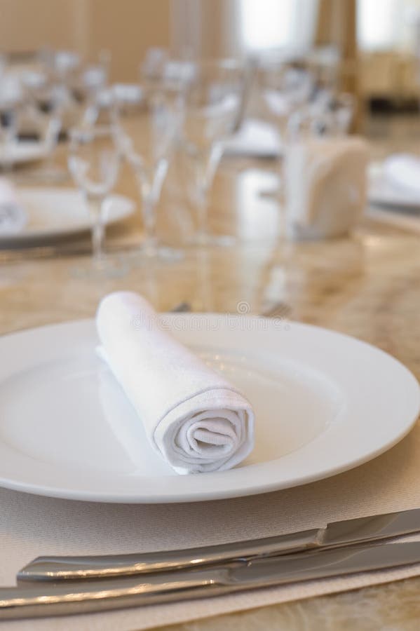 Place setting stock image. Image of plate, dinner, stone - 16234043