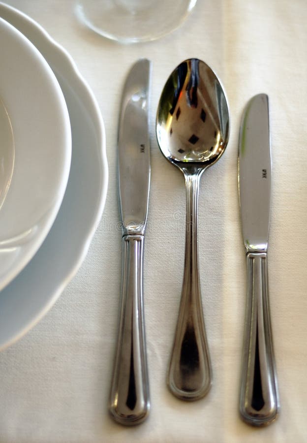 Place setting stock image. Image of plate, wedding, dishware - 16349665