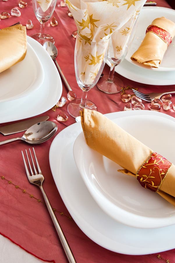 Place setting stock image. Image of dining, table, spoon - 18657133