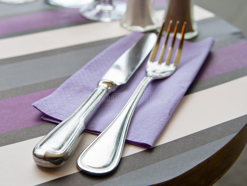 Place setting stock photo. Image of decor, service, pepper - 21873578