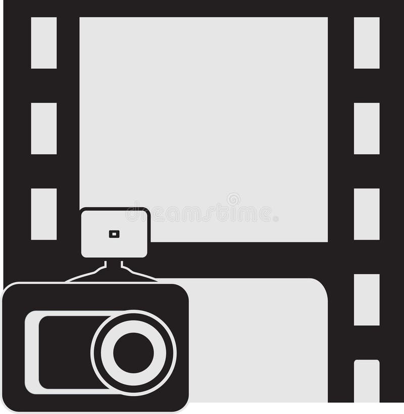 Place for Text with Frame and Photo Camera Stock Vector - Illustration ...