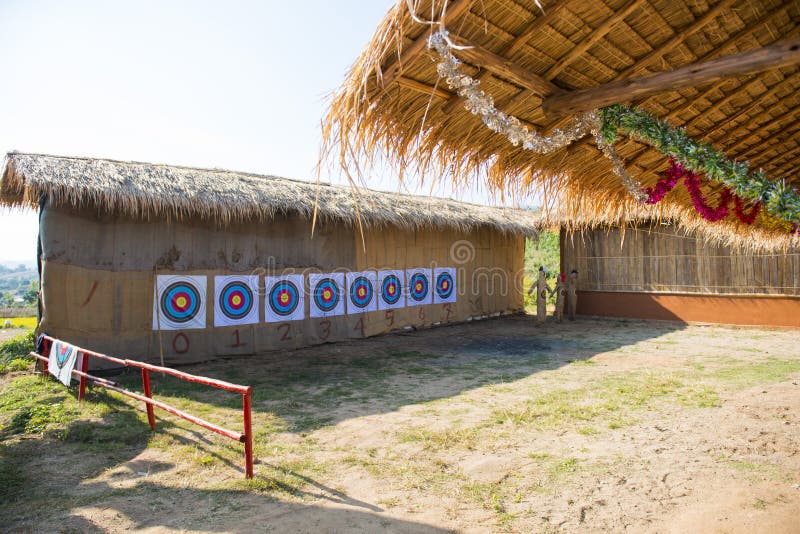 A Place for Traditional Archery Practice Stock Photo - Image of ...
