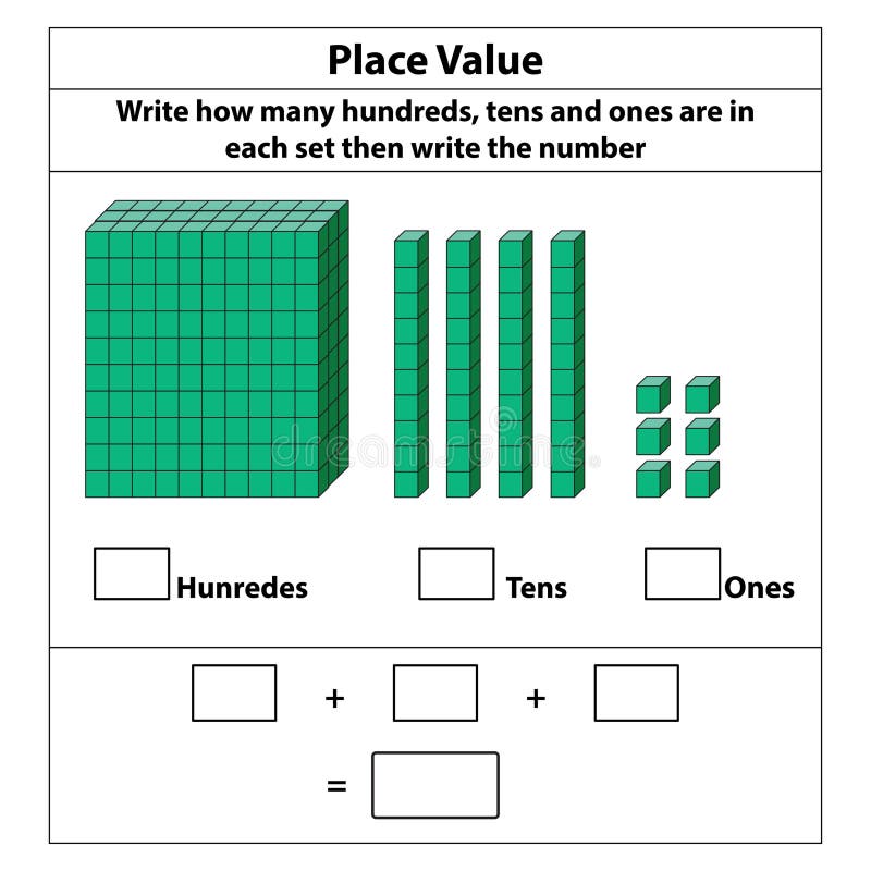 Mathematics Place Value Stock Illustrations – 786 Mathematics Place ...