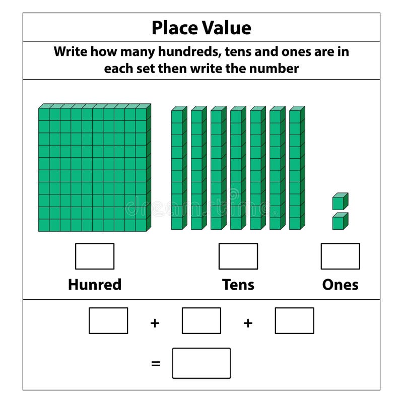 Mathematics Place Value Stock Illustrations – 776 Mathematics Place ...