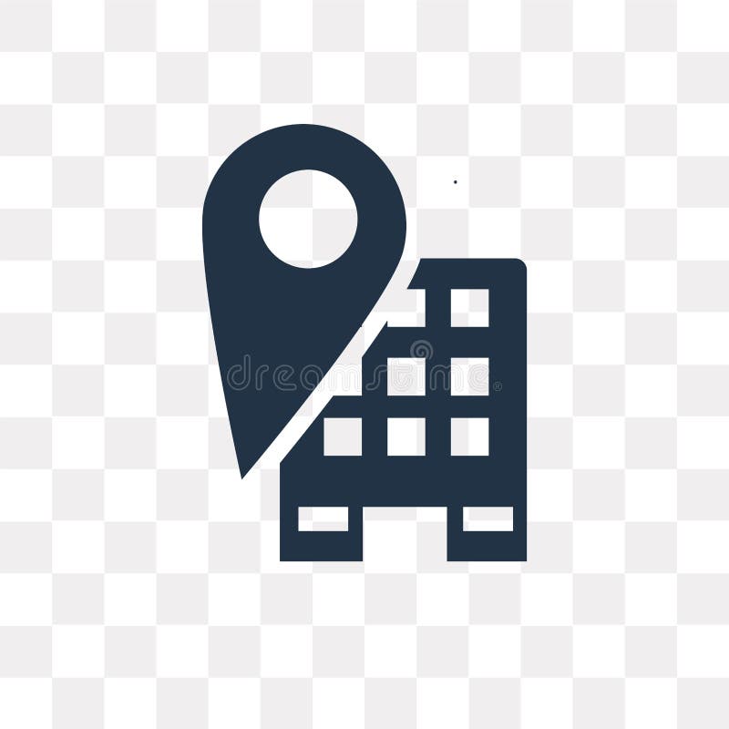 Place Vector Icon Isolated on Transparent Background, Place Tra Stock ...