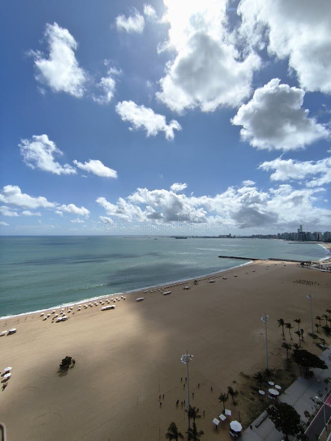 A Place with a View by Iracema Beach Stock Photo - Image of dusk, beach ...
