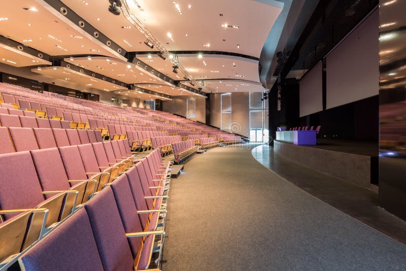 Modern Equipped Assembly Hall Stock Photos - Free & Royalty-Free Stock ...