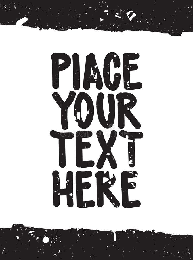 Place Your Text Here. Speech Bubble for Your Quote Stock Vector ...