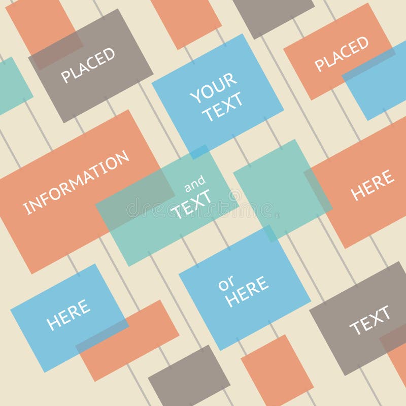 Place for Your Text Here. Template of Design Stock Vector ...