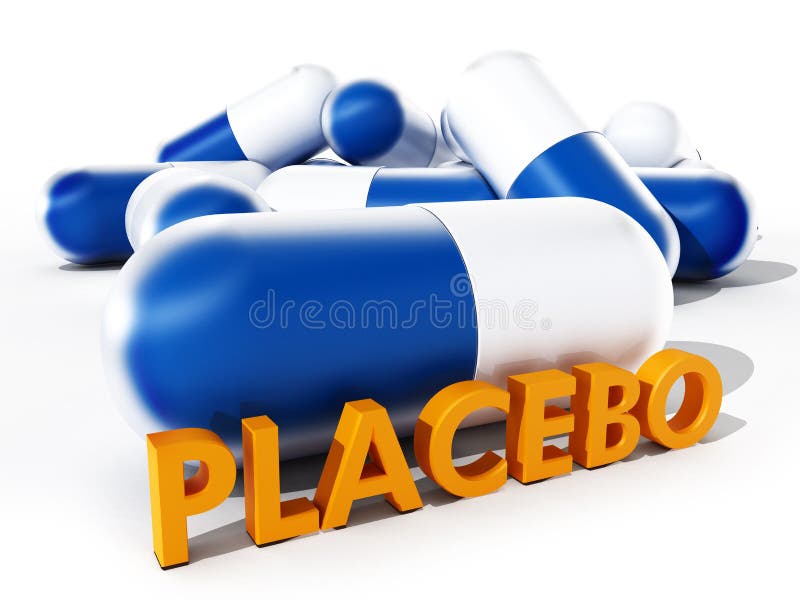 Placebo pills stock illustration. Illustration of healthy - 76139287