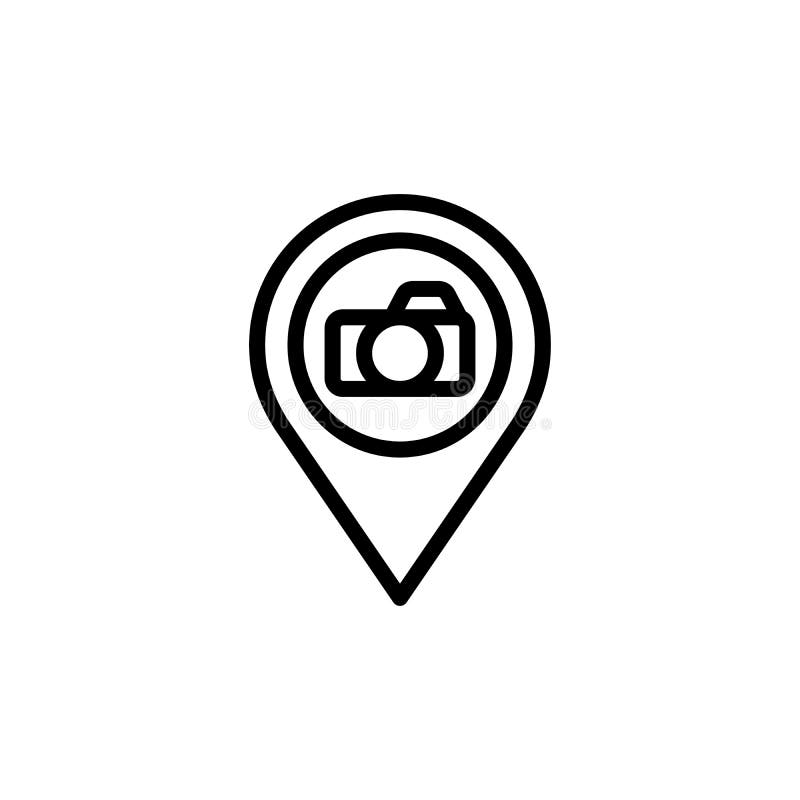 Placeholder, Camera Icon. Simple Line, Outline Vector Elements of ...