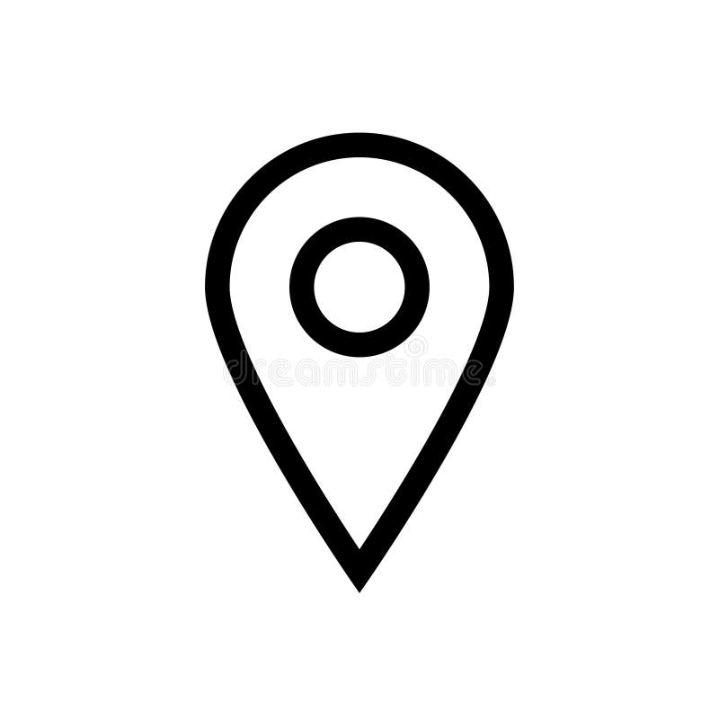 Placeholder Flat Symbol or Location Vector Icon Stock Vector ...