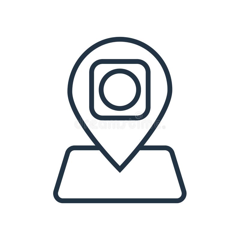 Placeholder Icon Vector Sign and Symbol Isolated on White Background ...