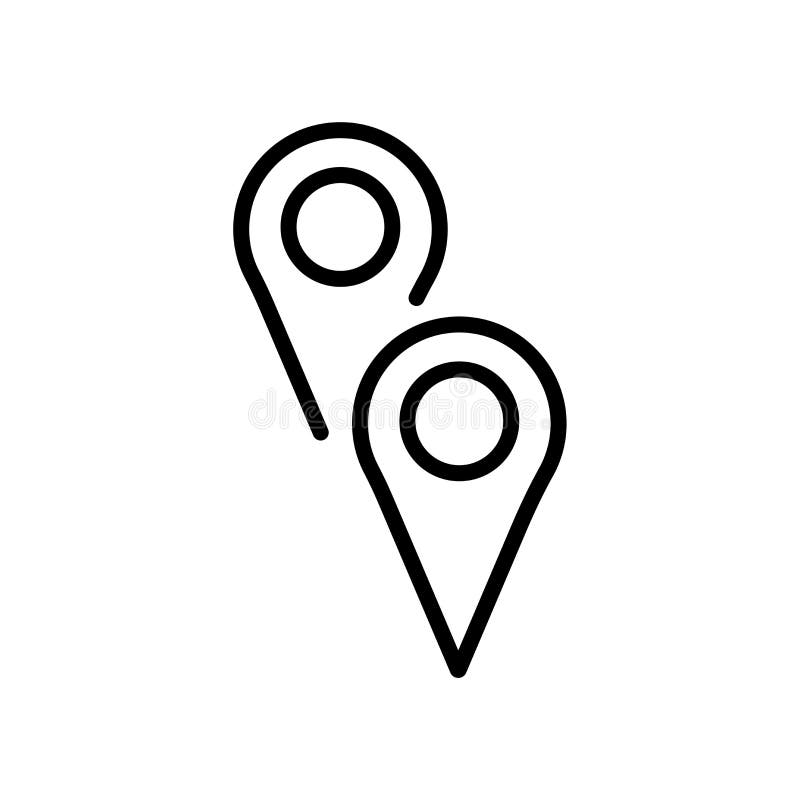 Position Icon Vector Sign and Symbol Isolated on White Background ...