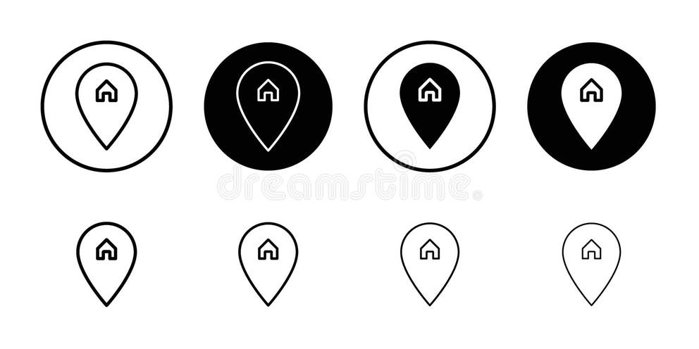 Placeholder Icon Outline Vector for Web Ui Stock Vector - Illustration ...