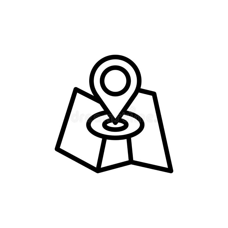 Placeholder, Map Icon. Simple Line, Outline Vector Elements of ...