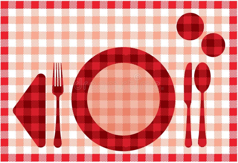 Placemat stock illustration. Illustration of cutlery - 46715588