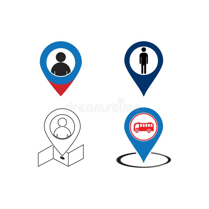 Placement Icon or Gathering Point Stock Vector - Illustration of ...