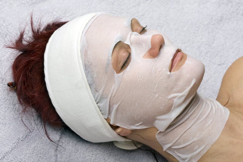 Placenta-collagen mask stock photo. Image of health, lifestyles - 11392186