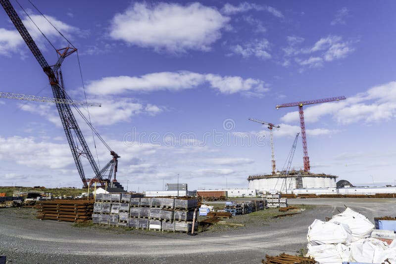 Argentina Drilling Platform Under Construction on the East Coast of ...