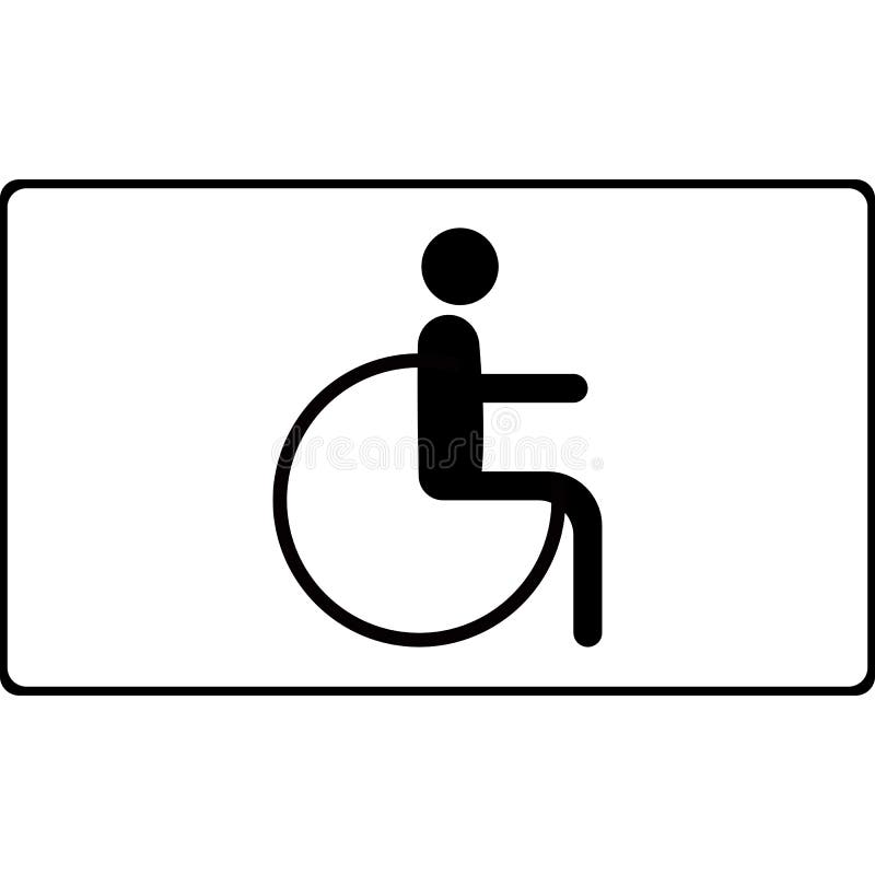 Places for Cars with the Disabled Sign. the Disabled Sign. Stock ...