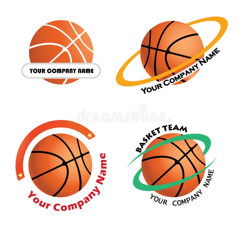 Logos D'équipes De Basket-ball Illustration de Vecteur - Illustration ...