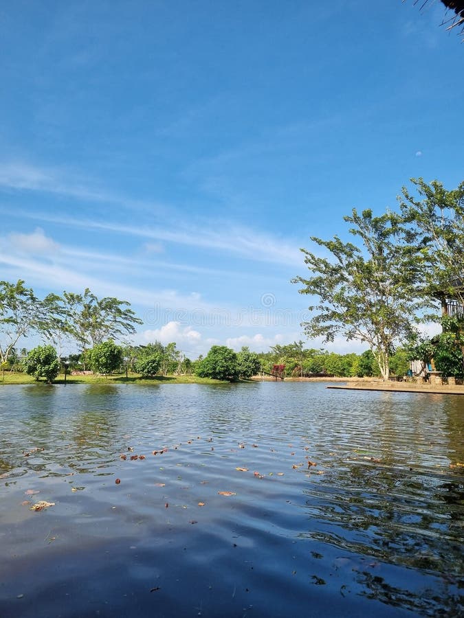 Placid Lake at Sungai Itik stock image. Image of sungai - 375642855