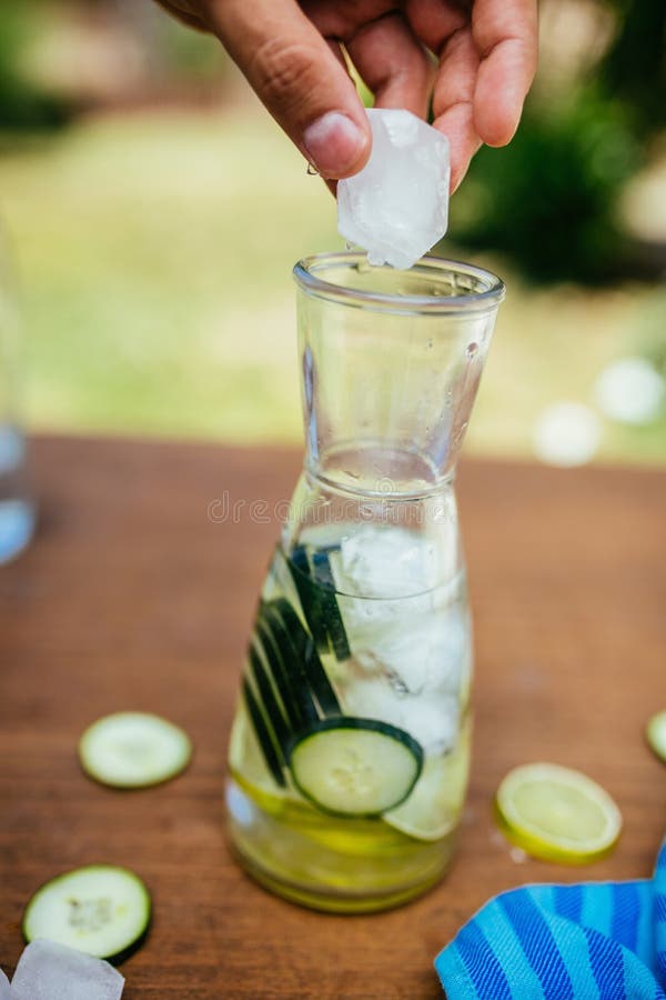 Placing Ice Infused Detox Water Stock Photos - Free & Royalty-Free ...