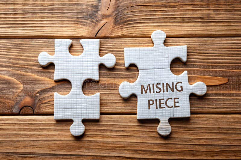 Placing Missing a Piece of Puzzle Stock Illustration - Illustration of ...