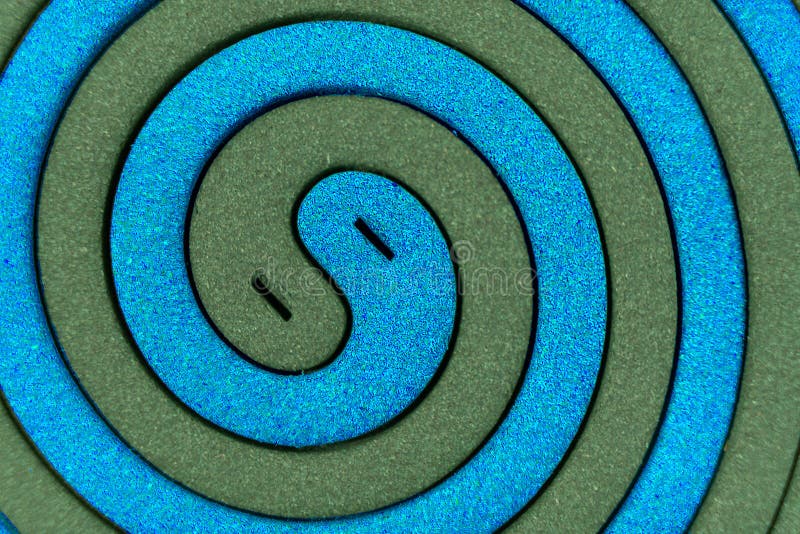 Two Mosquito Repellent with Different Color Coils Stock Image - Image ...