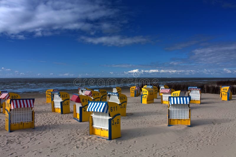 Plage De Cuxhaven, Allemagne Photo stock - Image du brun, marée: 17841652