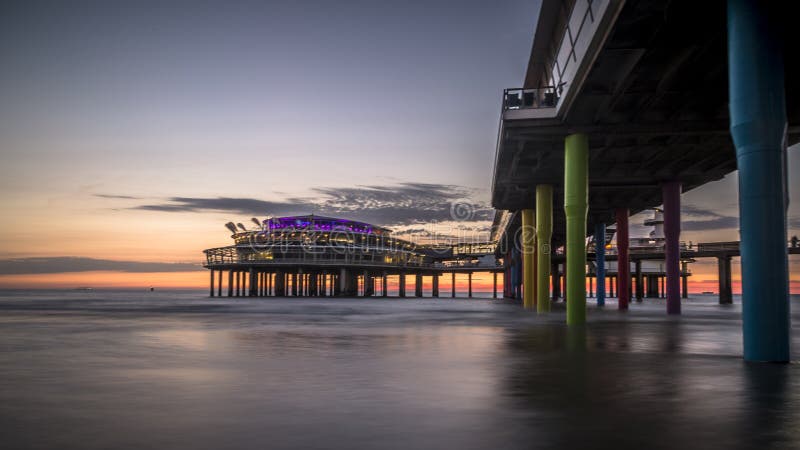Plage Den Haag De Scheveningen Photo stock - Image du océan, jour ...