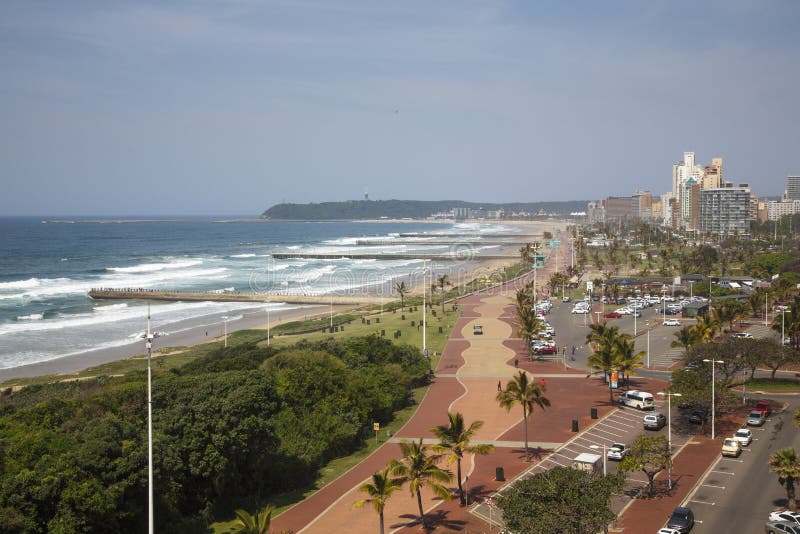 Plage à Durban, Afrique Du Sud Image stock éditorial - Image du ...