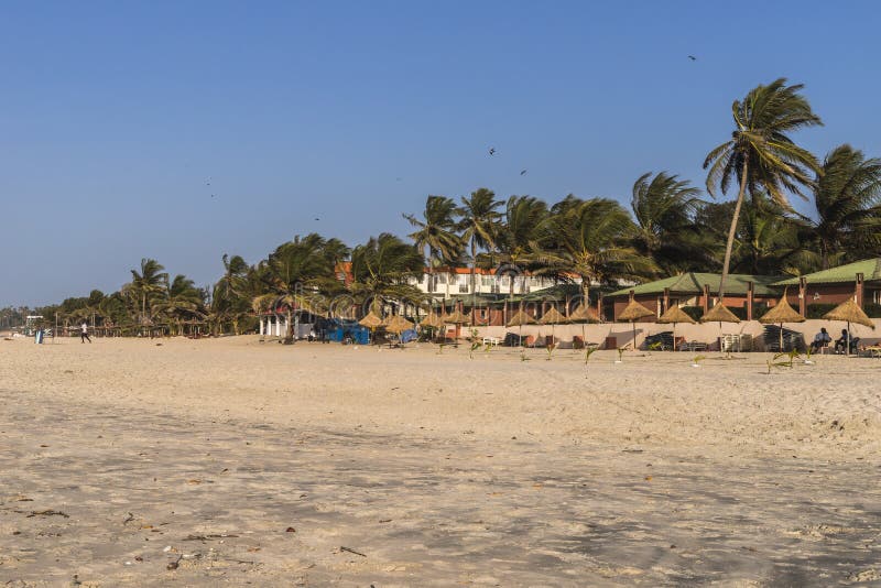 Plage en Gambie image éditorial. Image du paix, panorama - 43251820