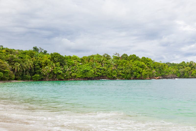 Plage Manuel Antonio Costa Rica Image stock - Image du rica, seascape ...