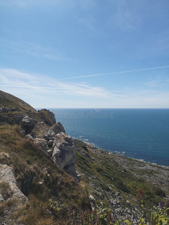 Plage Portland Dorset image stock. Image du crique, dorset - 194272387