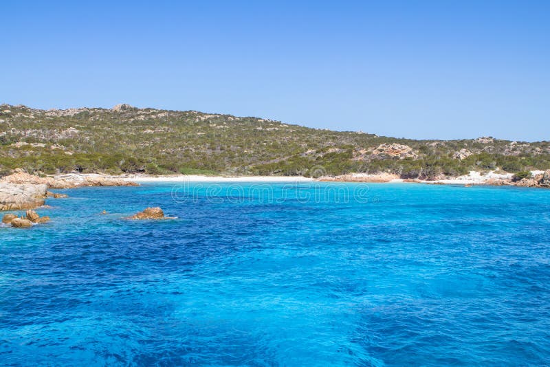 Plage Rose, Sardaigne, Italie Image stock - Image du maddalena, nature ...