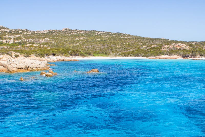 Plage Rose, Sardaigne, Italie Image stock - Image du maddalena, nature ...