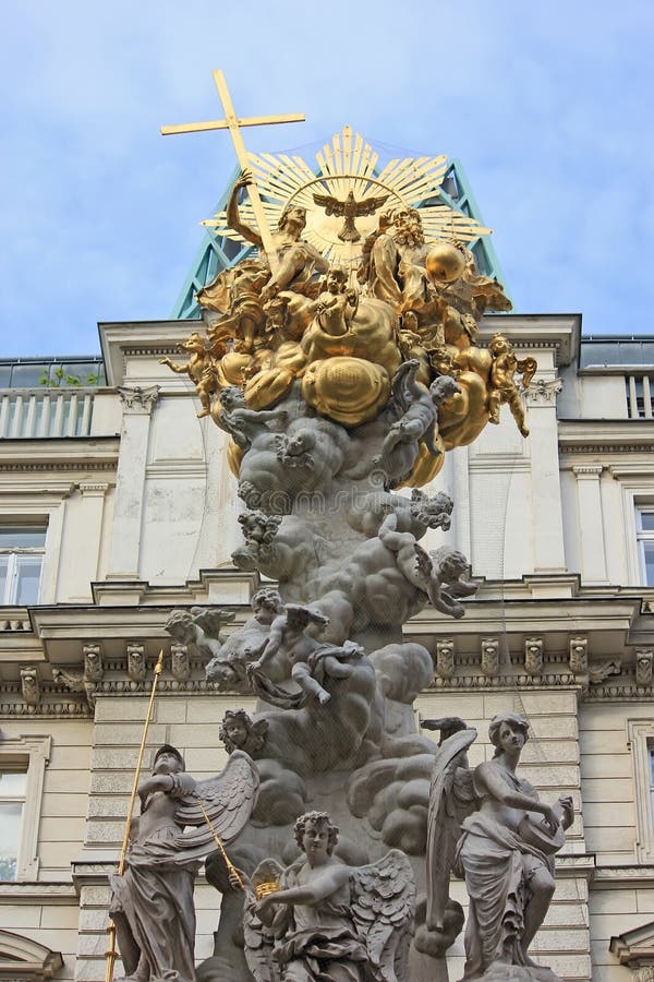 Plague column in Vienna stock photo. Image of plague - 24632068